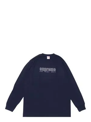 Supreme The Real Shit Long-sleeve Tee - Blue