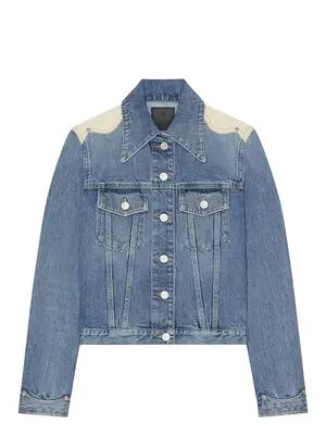 Givenchy Yoke Denim Jacket - Blue