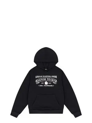 DENIM TEARS Adg Hoodie - Black