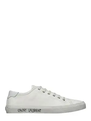 Saint Laurent Malibu Low Sneakers - White