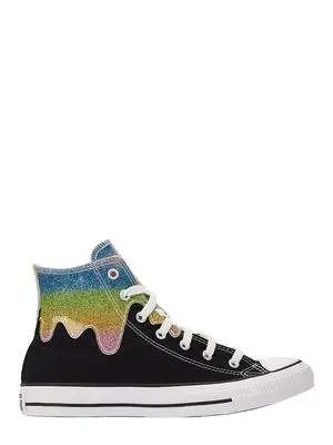 CONVERSE Chuck Taylor All Star High Gs Glitter Drip - Black