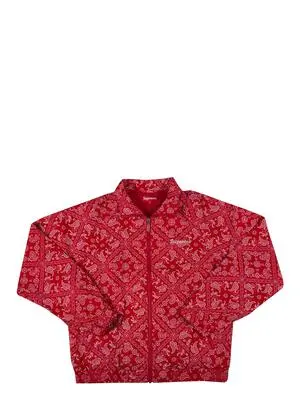 Supreme Bandana Track Jacket - Red