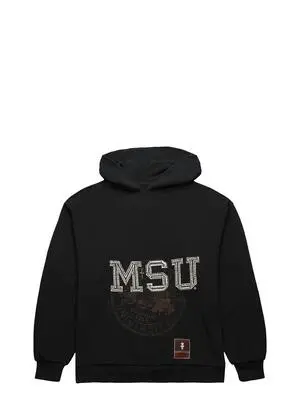 CACTUS JACK BY TRAVIS SCOTT Cactus Jack X Mitchell & Ness Michigan State University Hoodie - Black