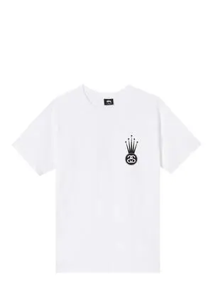StÜssy Crown Link Tee - White