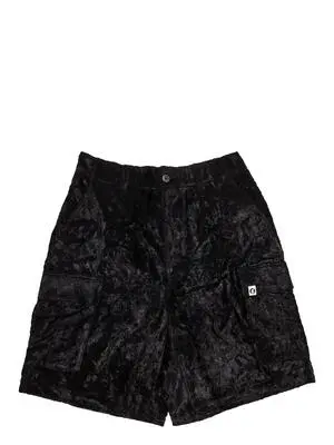 Supreme X Goodenough Crushed Rayon Pile Cargo Short - Black