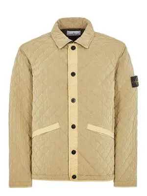 Stone Island Light Quilted Jacket - Tan
