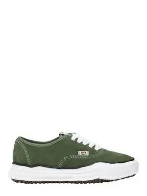 Mihara Yasuhiro Baker Og Sole Suede Low - Green