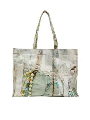 Acne Studios Printed Tote - White