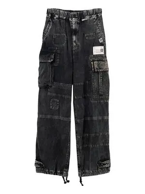 Mihara Yasuhiro Repair Cargo Trousers - Black