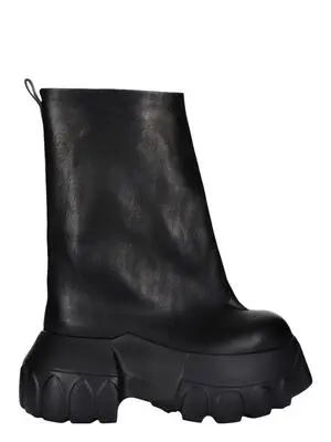 Rick Owens Hollywood Flared Mega Tractor - Black