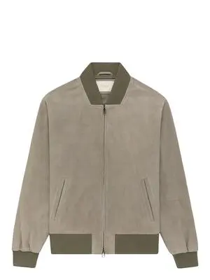 AIMÉ LEON DORE Suede Bomber Jacket