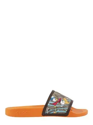 Gucci Disney X Pool Slide 'pursuit Donald Duck - Multicolor