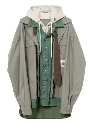 Mihara Yasuhiro Triple Layered Shirt - Green