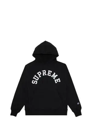 Supreme Champion Hooded Sweatshirt - Black
