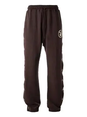 HELLSTAR Mirror Face Sweatpants - Brown