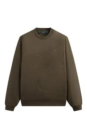 Kith Curved Seam Madison Crewneck - Brown