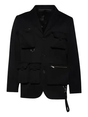 LANVIN Multi Pockets Jacket - Black