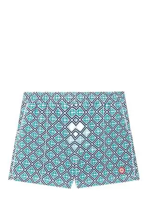 Casablanca Monogram Towelling Shorts - Blue