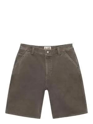 StÜssy Washed Canvas Work Short - Brown