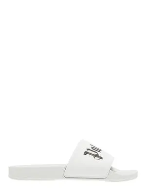 Palm Angels Pool Slider - White