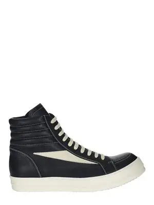 Rick Owens Porterville Vintage High Top Sneakers - Black