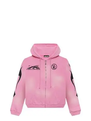 HELLSTAR X Complex Sports Flame Zip-up - Pink