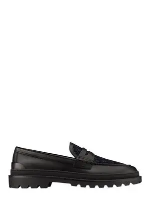 Dior Explorer Oblique Loafer - Black