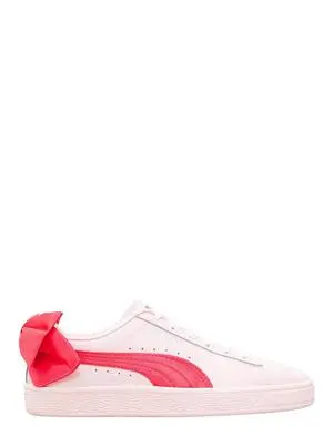 PUMA Basket Bow Patent Jr Sneakers - Pink