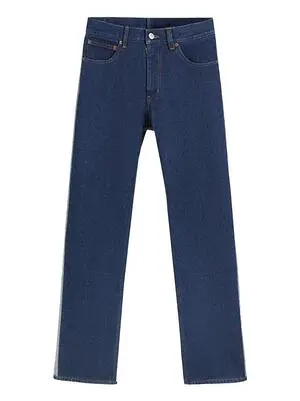 MAISON MARGIELA Split Reversed Denim Trousers - Blue
