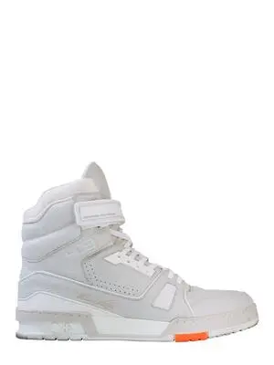 LOUIS VUITTON 408 Trainer Sneaker Boot - White
