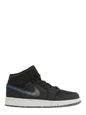 JORDAN 1 Mid Se Gs 'crater - Black
