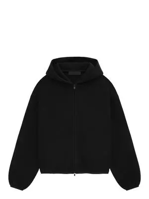 Fear Of God Brushed Hooded Bomber Jacket - Black