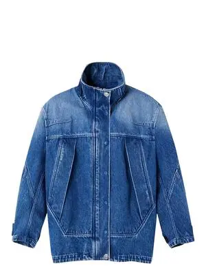Versace Denim Blouson - Blue
