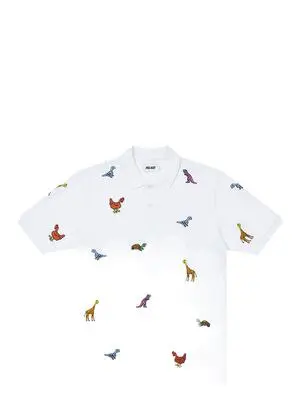 PALACE Animals Polo - White