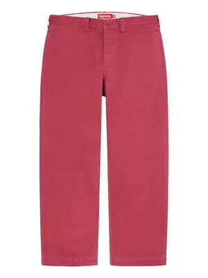Supreme Chino Pant - Red