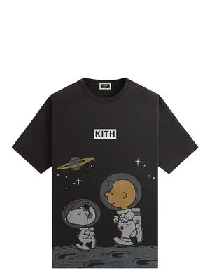 Kith For Peanuts Space Vintage Tee - Black