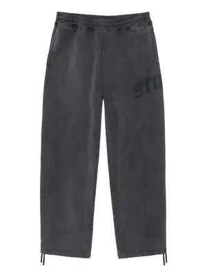 StÜssy Fleece Pant With Graphic - Black