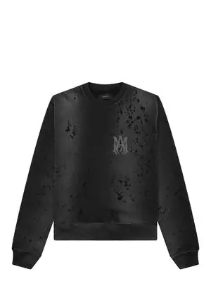 Amiri Logo Shotgun Crewneck - Black