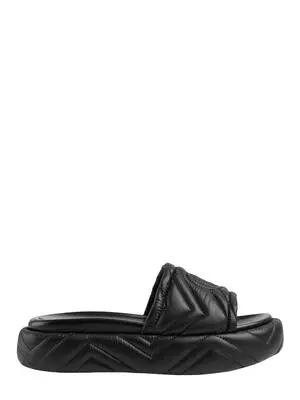 Gucci Platform Slide Sandal - Black
