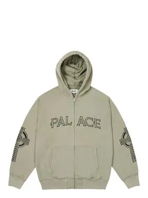 PALACE Celtic Zip Hood - Green