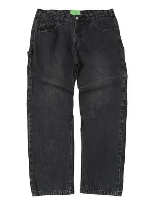 MISTER GREEN Selvedge Denim Utility Pant - Black