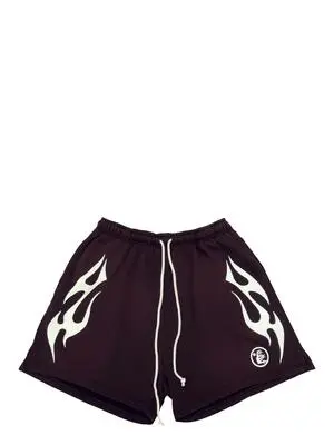 HELLSTAR Flame Shorts - Brown