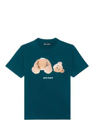 Palm Angels Bear Graphic T-shirt - Green