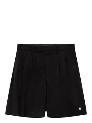 Amiri Double Pleat Shorts - Black