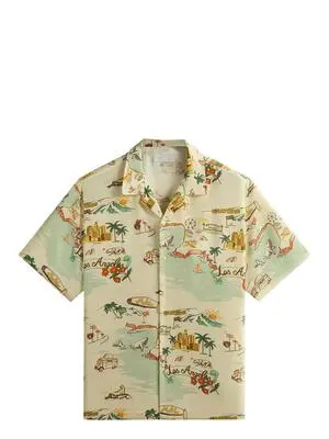 Kith La Thompson Camp Collar Shirt - Yellow