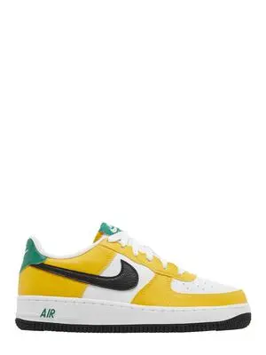 Nike Air Force 1 Low Gs 'oakland Athletics' Sneakers - Gold
