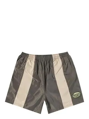 PLEASURES Storm Nylon Active Short - Green