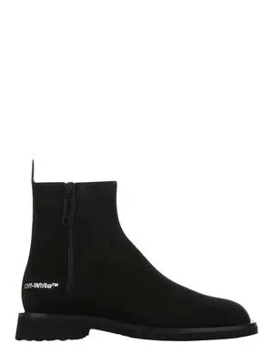 Off-White Sponge Ankle Boot - Black