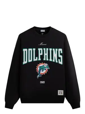 Kith 47 For The Nfl: Dolphins Nelson Crewneck - Black
