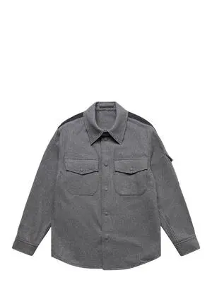Helmut Lang Button Up Long-sleeve Shirt - Grey